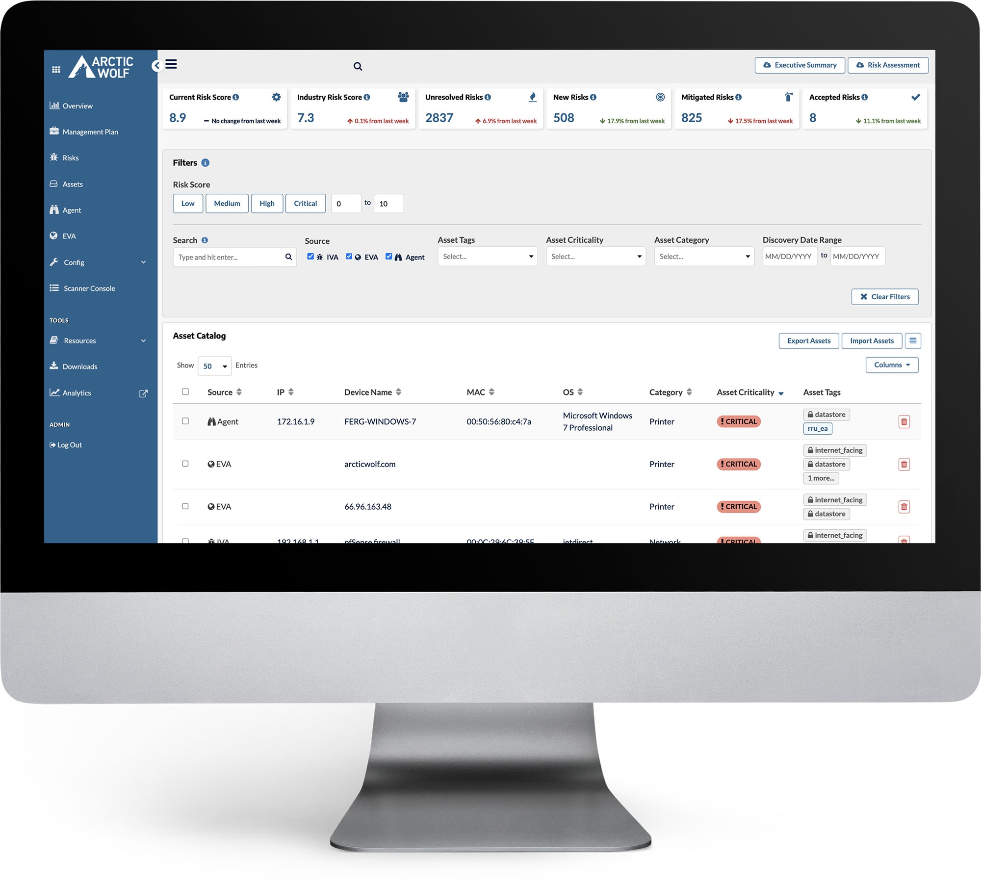 Solutions - Managed Risk - Arctic Wolf
