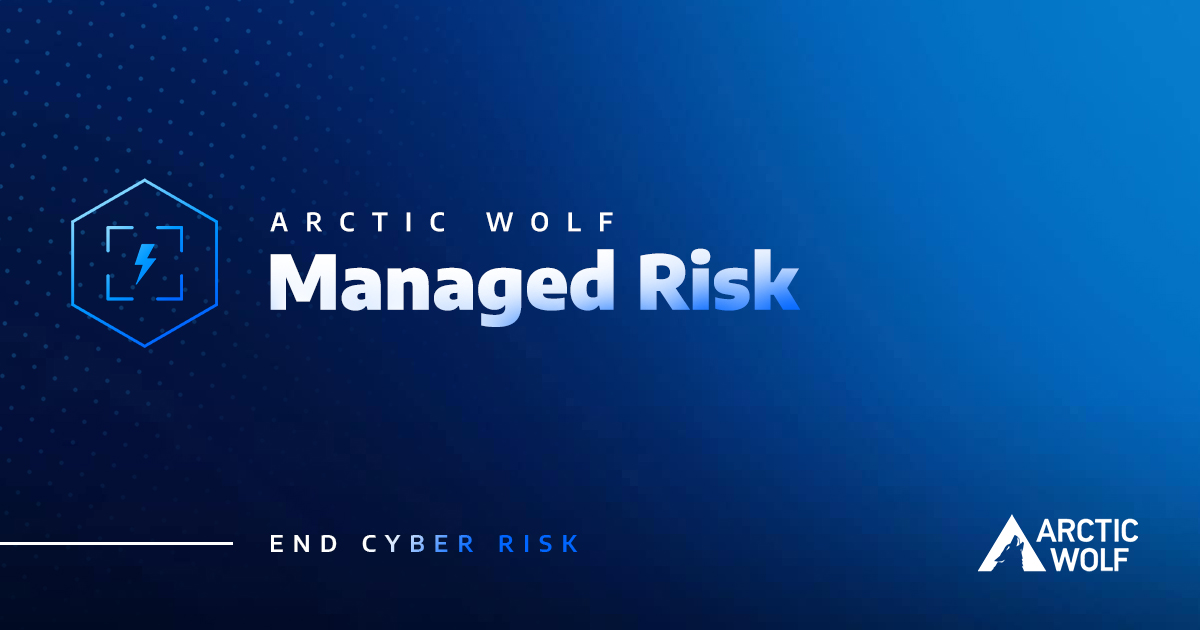 Solutions - Managed Risk - Arctic Wolf